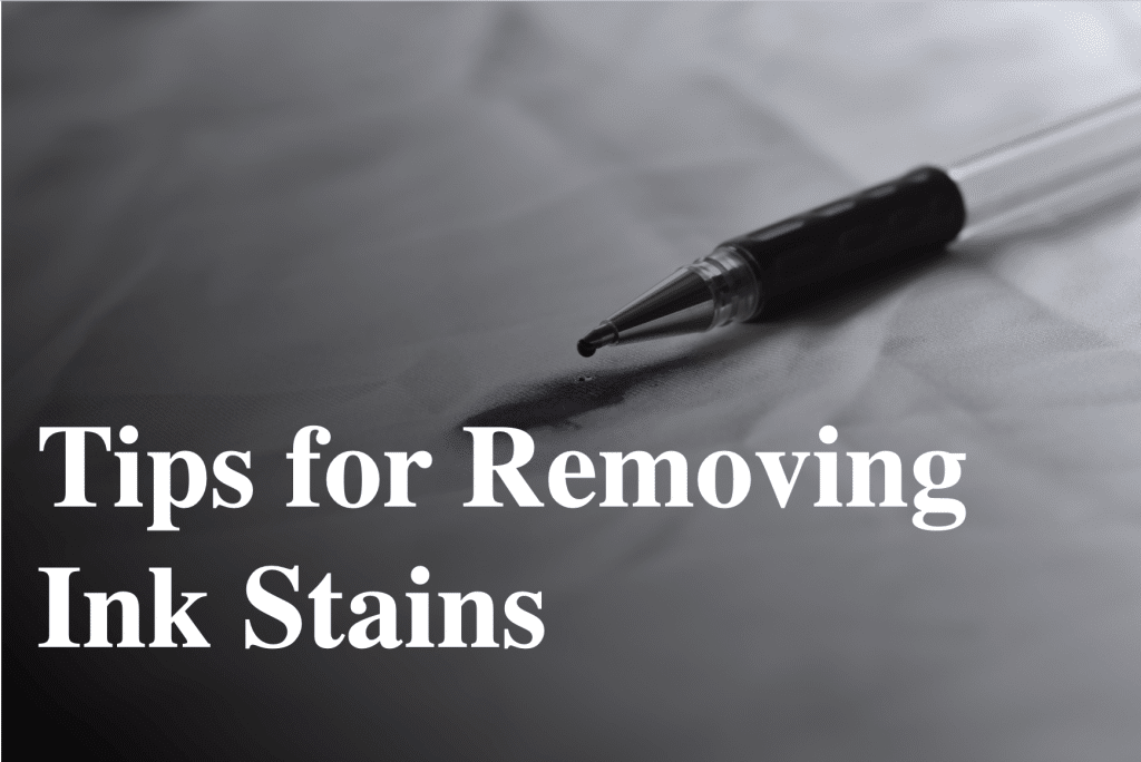 How to Remove Ink Stains from Clothes | Dependable Cleaners